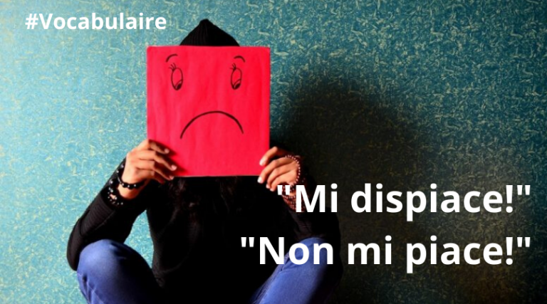 Mi dispiace, ma non mi piace