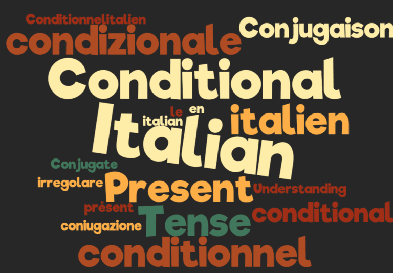 La coniugazione del condizionale presente