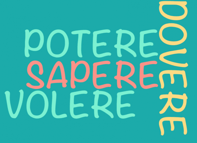 Il presente indicativo dei verbi servili – Elementare A1